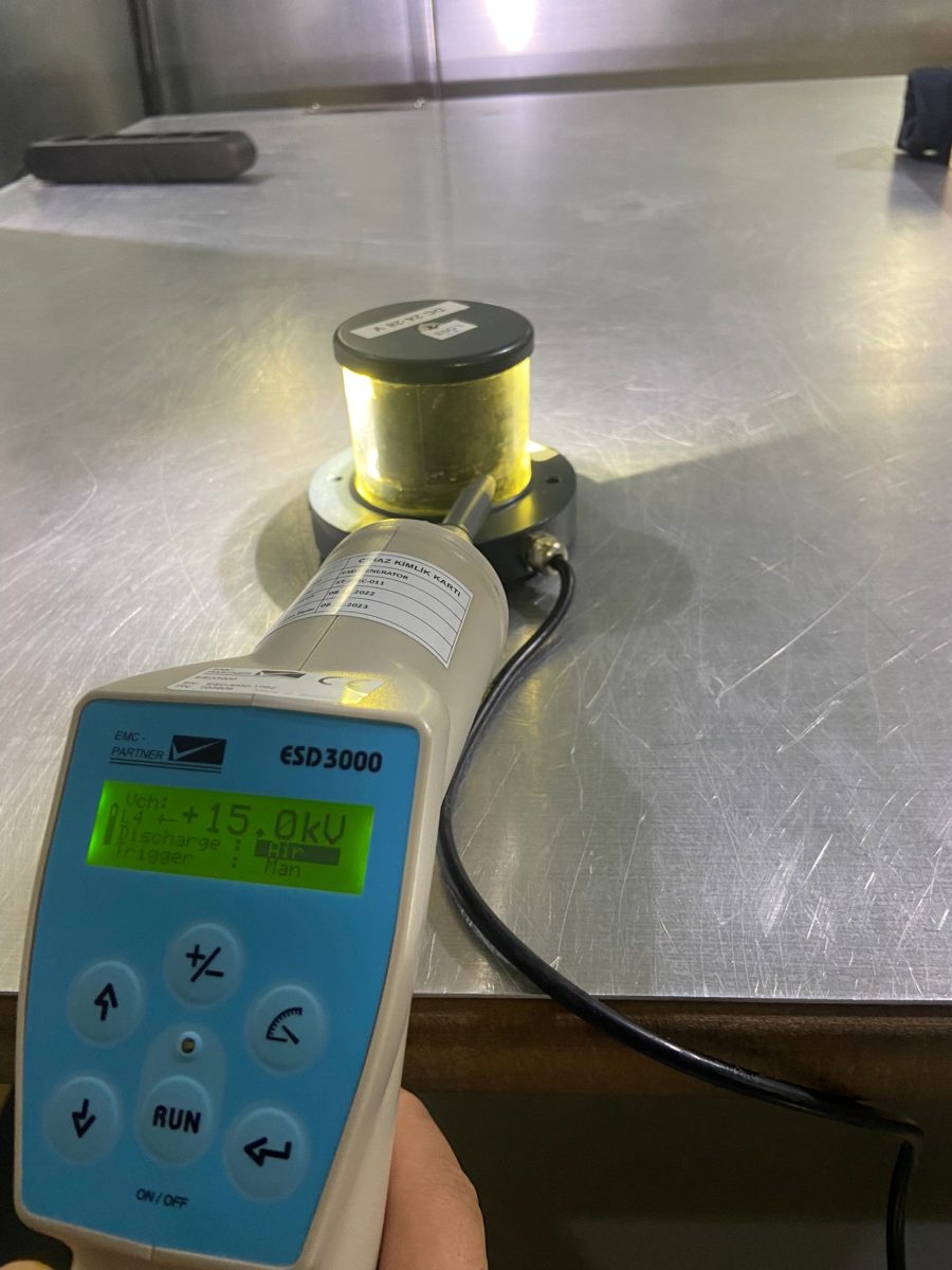 CS118/ESD – Elektrostatik Deşarj Testi - Standart Kontrol ve Test ...